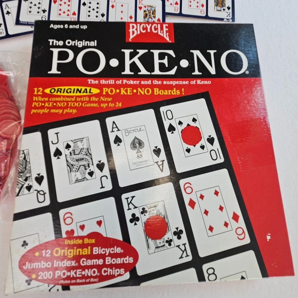Bicycle | Games | Bicycle The Original Pokeno Game 2 Jumbo Index Boards ...